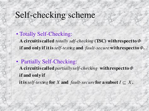 Ppt Self Checking Circuits Delay Insensitive Codes And Self Checking Checkers Powerpoint