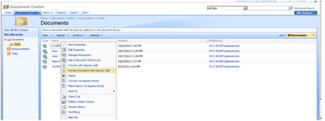 Preview Documentdocumentation