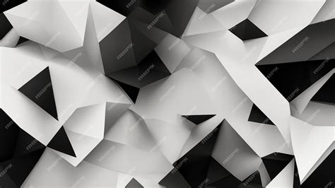 Premium Photo Abstract Background With Black And White Angular Shape