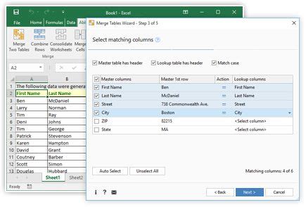 Merge Two Excel Worksheets Excel Merge Lookup Table