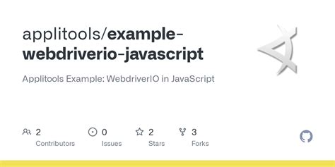 Github Applitoolsexample Webdriverio Javascript Applitools Example Webdriverio In Javascript