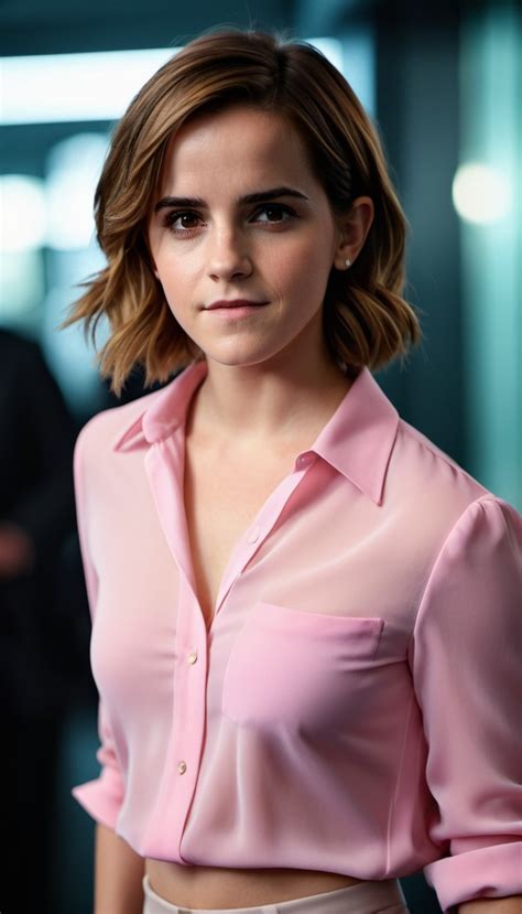 Emma Watson S Pink Blouse And Leggings Stable Diffusion Online