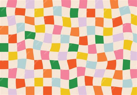 Colored Checkered Design Colored Checkered Design