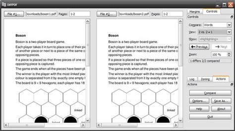 نحوه مقایسه همزمان دو فایل پی دی اف کنار هم با نرم افزار diffpdf