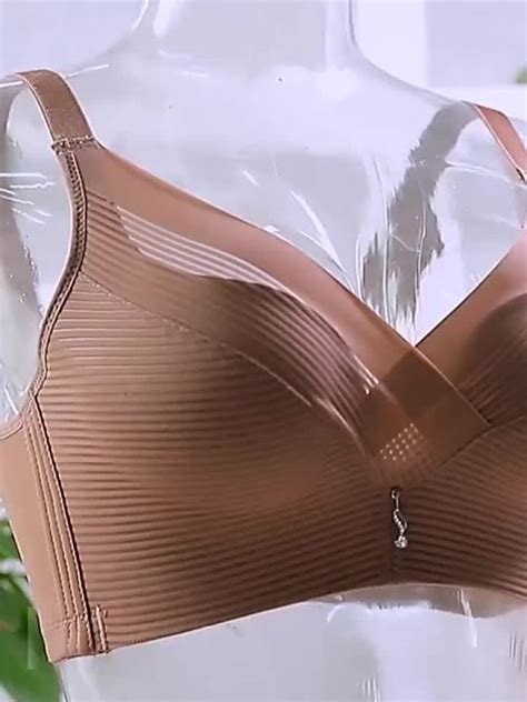 เซ็กซี่ลายลูกไม้ชุดชั้นในชุดชั้นในสตรีกันกระแทก Push Up บราเซียสบายผ้าฝ้ายโดยไม่ต้องร่องรอย B