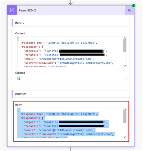Using Outputs Function And Json Parse To Read Data From Missing