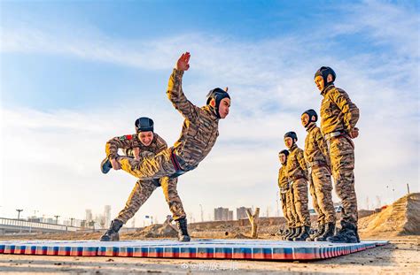 高清大图直击武警擒敌术训练现场 中国军网