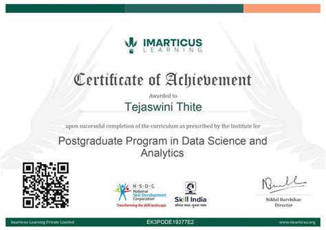 Tejaswini Thite On Linkedin Datascience Analytics Imarticuslearning Professionaldevelopment