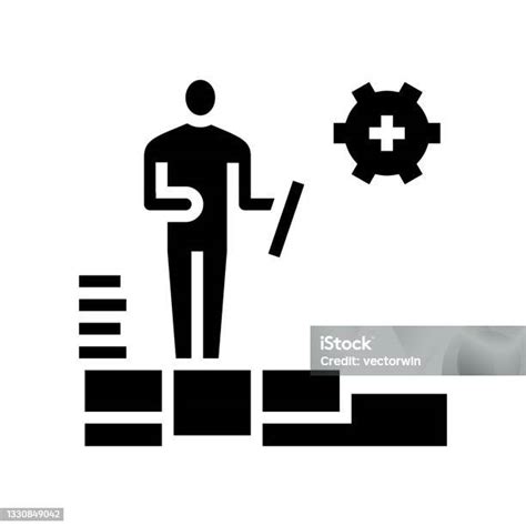 마스터 타일러 글리프 아이콘 벡터 일러스트레이션 가리기에 대한 스톡 벡터 아트 및 기타 이미지 가리기 굽도리 널 기와 제작자 Istock