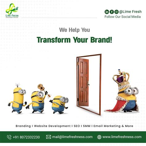 Dhivya R On Linkedin We Help You Transform Your Brand For More Details Contact 080723 32230