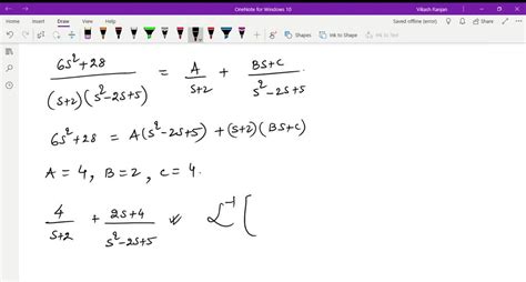 SOLVED Use The Residue Formulas Derived In Problems And To Determine The Partial Fraction