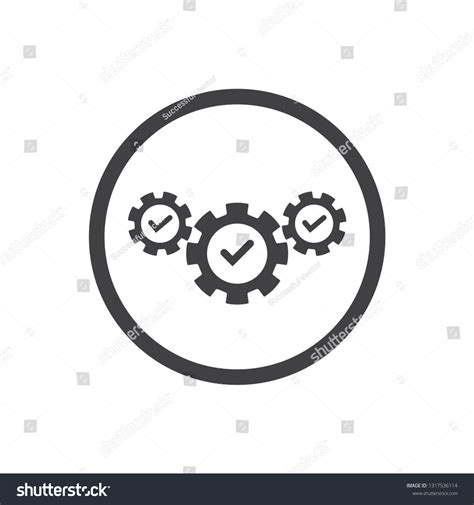 Execution Icon Simple Element Illustration Execution Stock Vector Royalty Free 1317536114