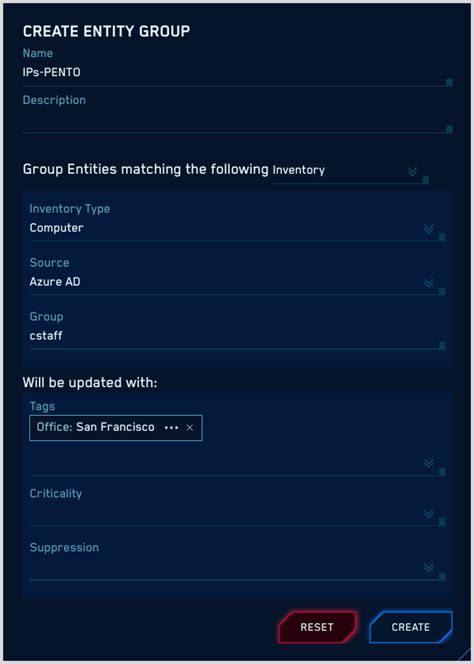 Create An Entity Group Sumo Logic Docs