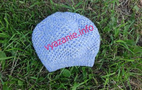 Простой вязаный берет. Схема и описание 6 моделей - Все о вязании