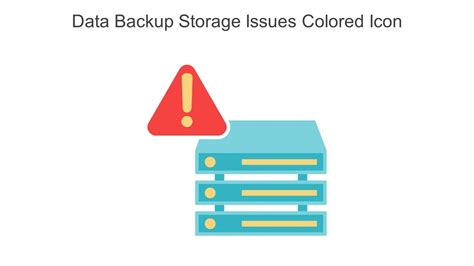data backup storage issues colored icon in powerpoint pptx png and editable eps format ppt template
