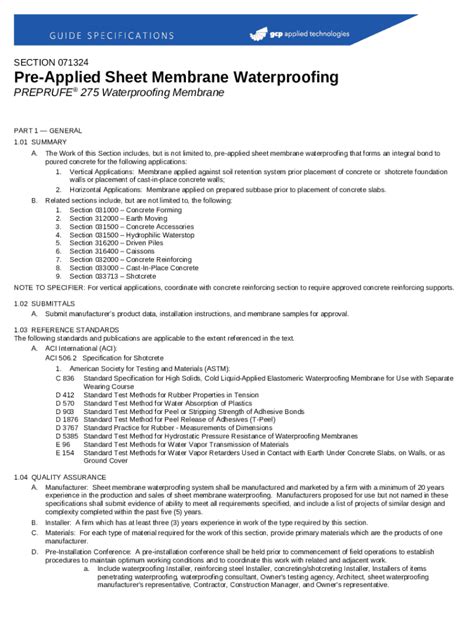 Preprufe 275 Lt Membrane Data Sheet Doc Template Pdffiller