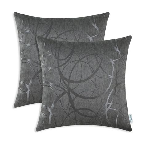 Calitime Pack Of 2 Cushion Covers Throw Pillow Cases Shells For Couch