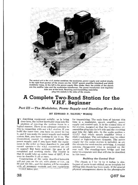 50mhz Station Complete Modulador Swr Meter Part3 Pdf