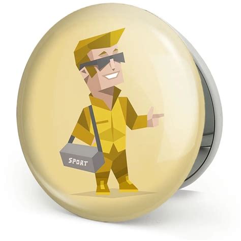 خرید و قیمت آینه تاشو خندالو طرح تایپ شخصیتی کارآفرین Estp ترب