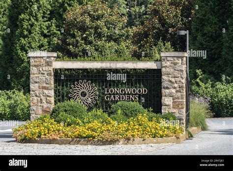 Kennett Square Pennsylvania August 11 2023 Entrance Sign To