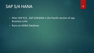 SAP ECC S4 HANA PPT COMPARISON MM Pptx