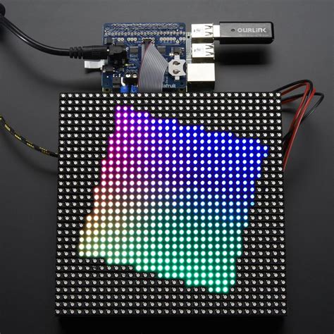Adafruit Rgb Matrix Hat Rtc For Raspberry Pi Mini Kit