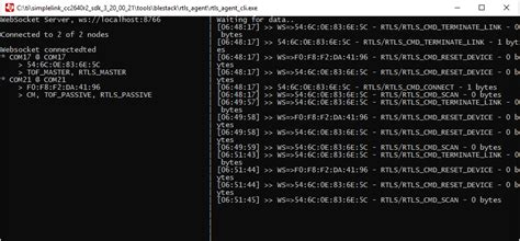 Launchxl Cc2640r2 Rtls Tof Slave Is Not Getting Detected On Rtls Monitor Bluetooth Forum