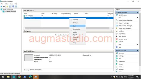 How To Install Windows Server Core AugmaStudio