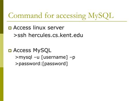 Ppt Mysql Tutorial Powerpoint Presentation Free Download Id6117990
