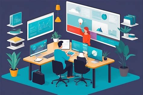 Premium Ai Image Design A Collaborative Digital Workspace With