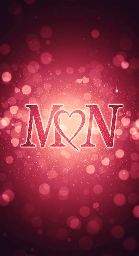 خلفيات حرف M وn مع بعض بتصاميم رومانسية كيوت برو عرب