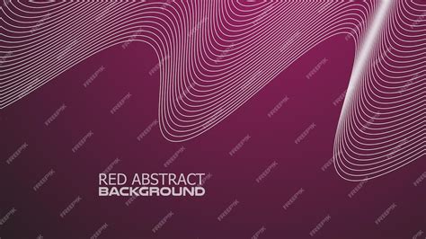 Premium Vector Red Gradient With Curve Line Abstract Background