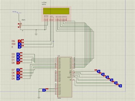 Teknik Elektro Tugas Rangkaian Display LCD Character X