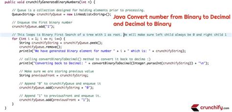 Earlier Today In Java How To Convert Number From Binary To Decimal And Decimal To Binary