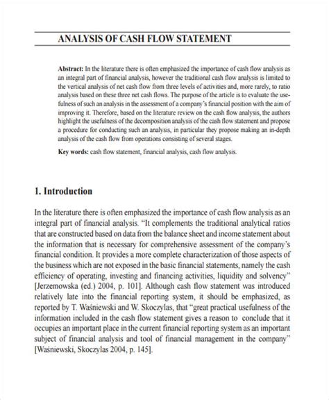 Statement Analysis 9 Examples Format How To Write Pdf