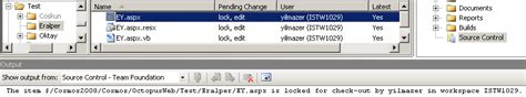 Team Foundation Server Undo Command To Undo Checkout Or Unlock Pending