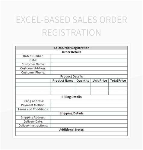 Free Sales Order Contract Templates For Google Sheets And Microsoft Excel Slidesdocs