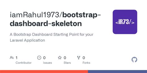 Github Iamrahul Bootstrap Dashboard Skeleton A Bootstrap Dashboard Starting Point For