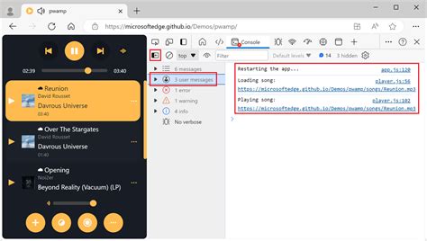 Console Features Reference Microsoft Edge Developer Documentation Microsoft Learn