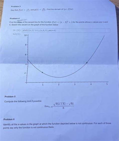solved problem 3 say that f x x 1x and g x x 1zr find the