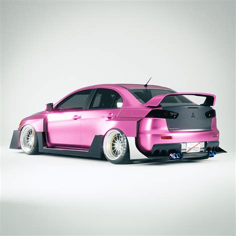 Artstation Mitsubishi Lancer Evo X