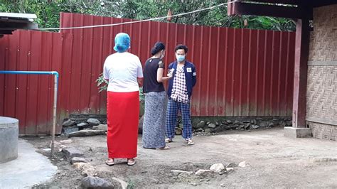 Dvb မိုးညှင်းမြို့ရှိ ကိုဗစ် ၁၉ လူနာအမှတ် ၁၄၄ ၏နေအိမ်ကို Lockdown ရုပ်သိမ်း