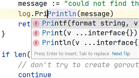 Completion With The Tab Key Jetbrains Guide