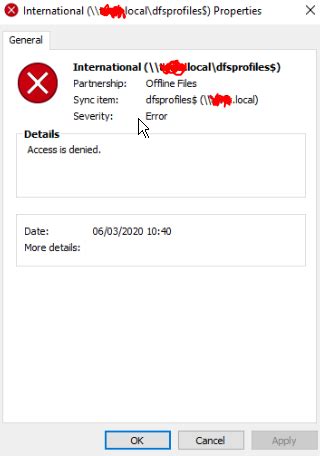 Offline Files Sync Issue Data Storage Backup Recovery Spiceworks Community