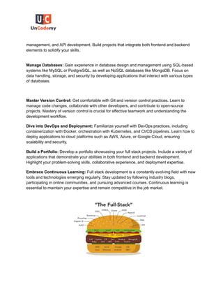 Exploring Full Stack Development From Fundamentals To Expertise PDF