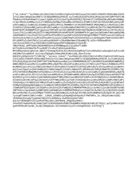 Sso Token Pdf