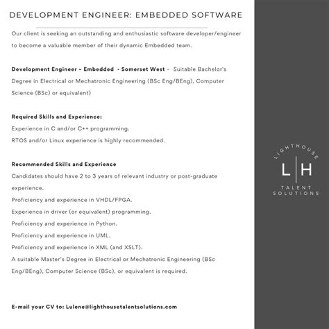 Lighthouse Talent Solutions Sa Posted On Linkedin