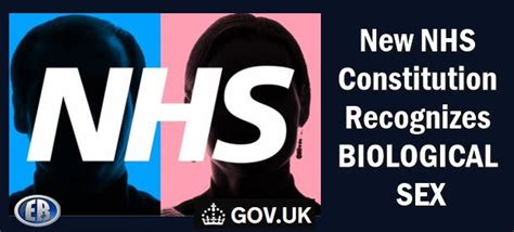 NHS Leads The Way In Landmark Shift Against Gender Ideology Sex Defined As Biological Sex