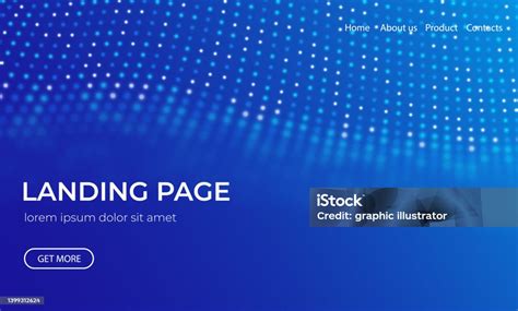 동적 파란색 도트 풍경 추상적 인 디지털 웨이브 배경 네트워크 데이터 구조 포인트 그리드 시각화 기술 벡터 그림 가리키기에 대한