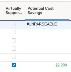 What Formula Would Auto Input A Number Into A Cell If The Checkbox Beside It Is Checked